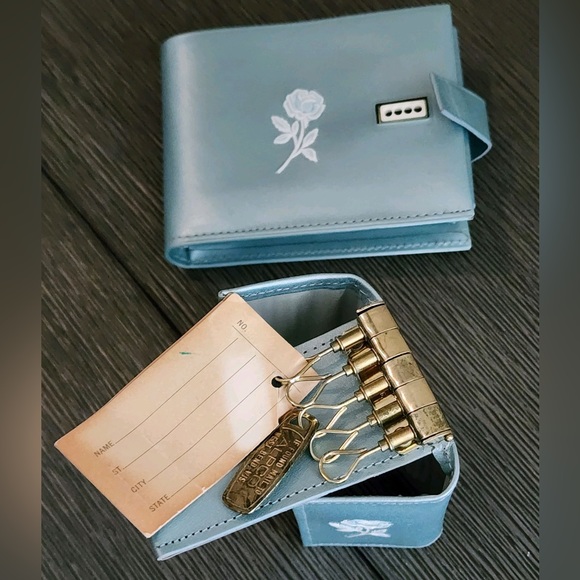 Rolfs | Bags | Vintage Rolfs Leather Bifold Wallet Matching Trifold Key ...